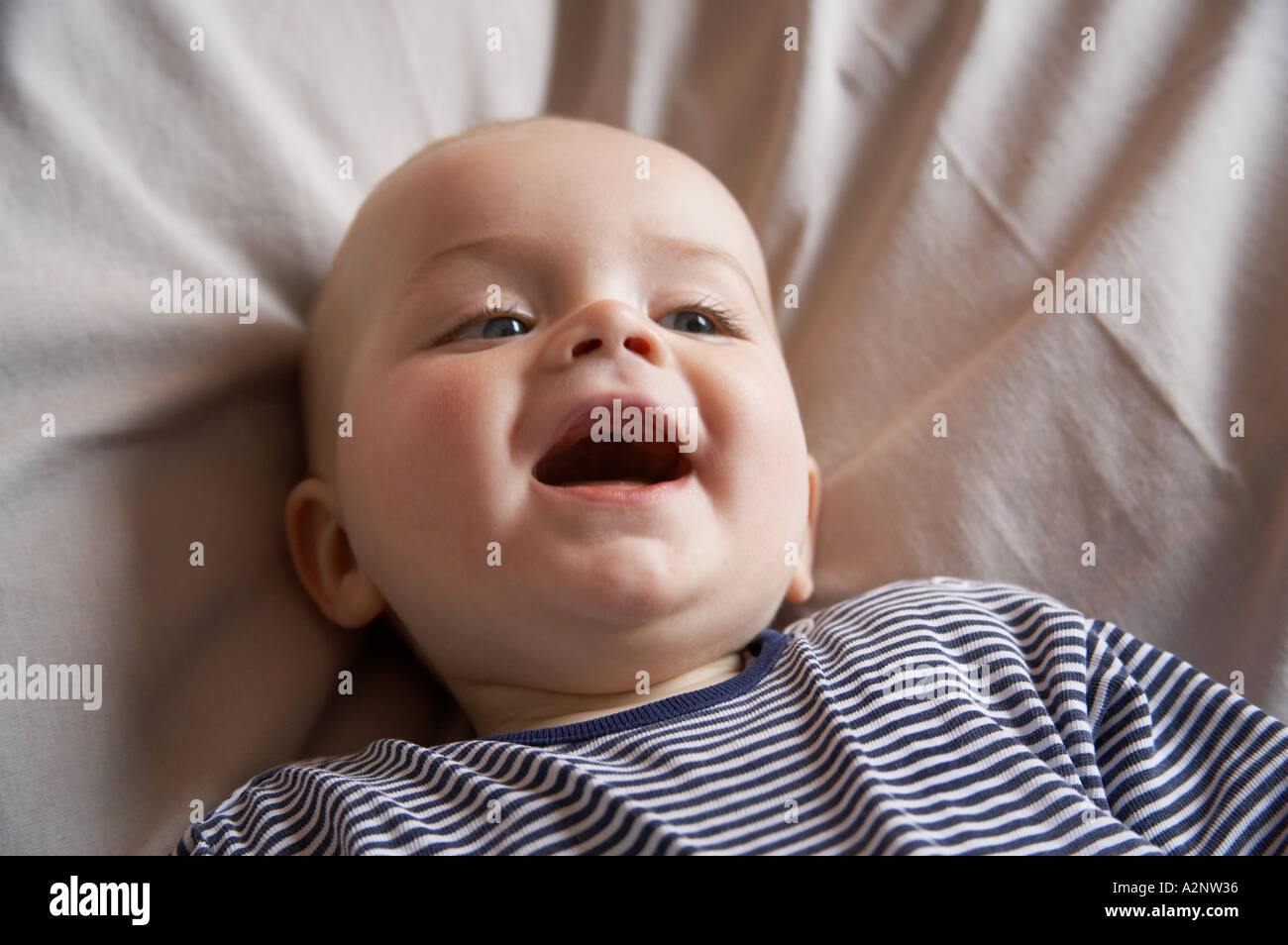 laughing baby boy Stock Photo - Alamy