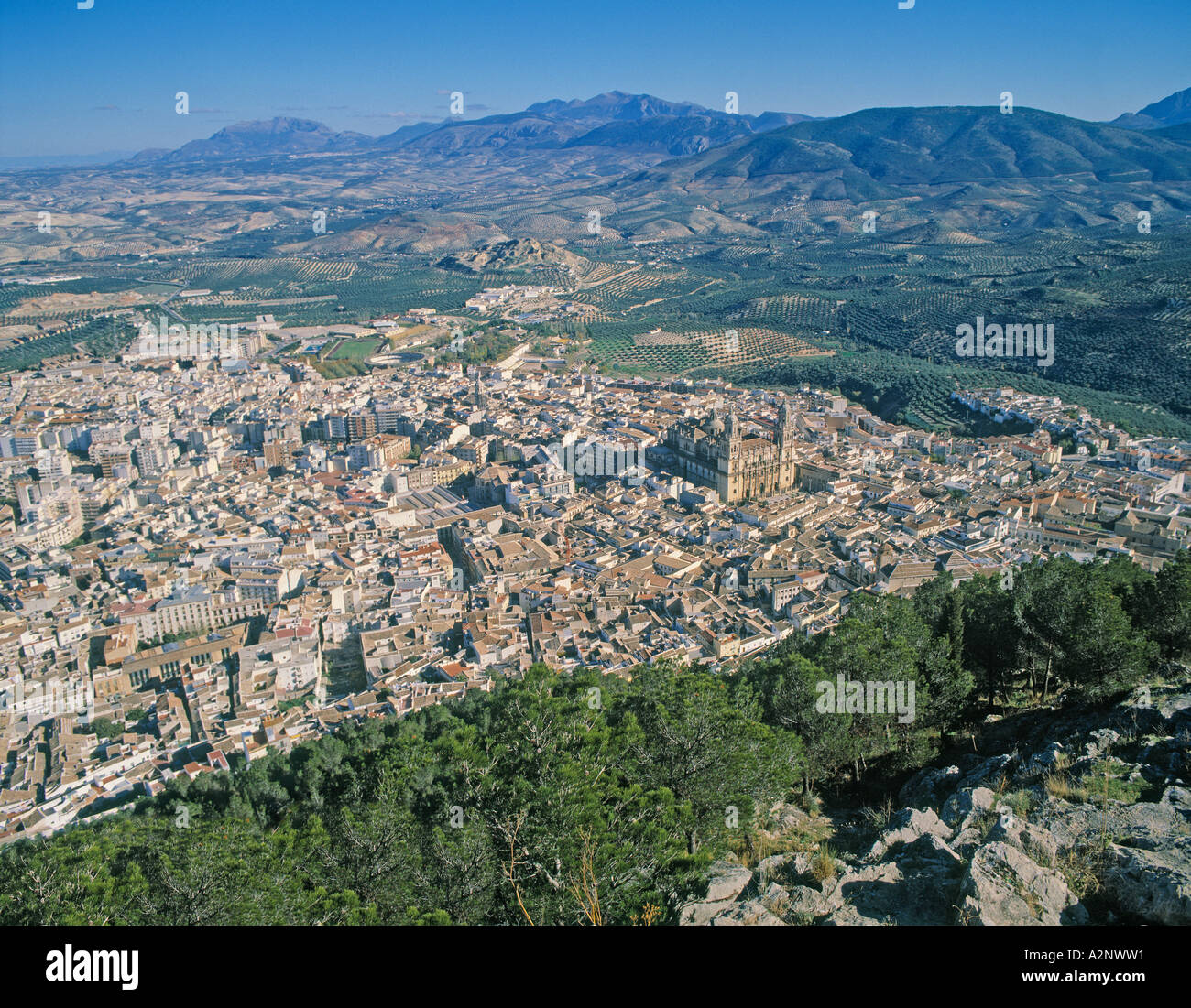Jaen city view hi-res stock photography and images - Alamy