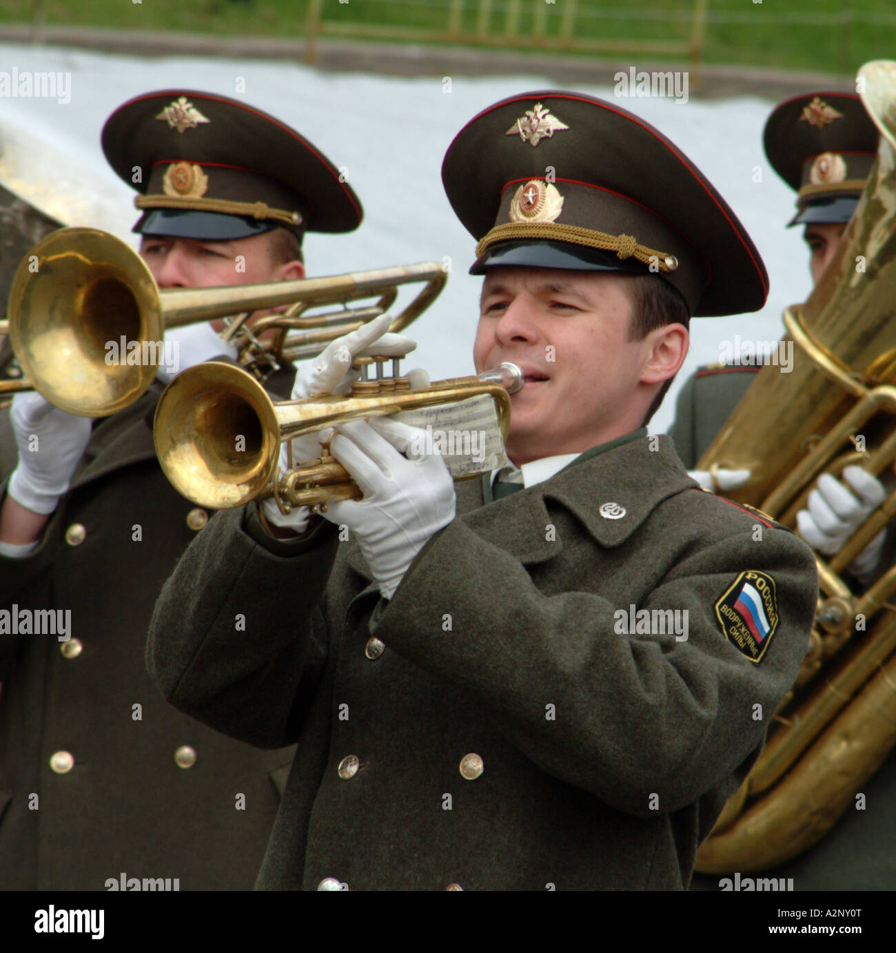 Russian military band hi-res stock photography and images - Alamy