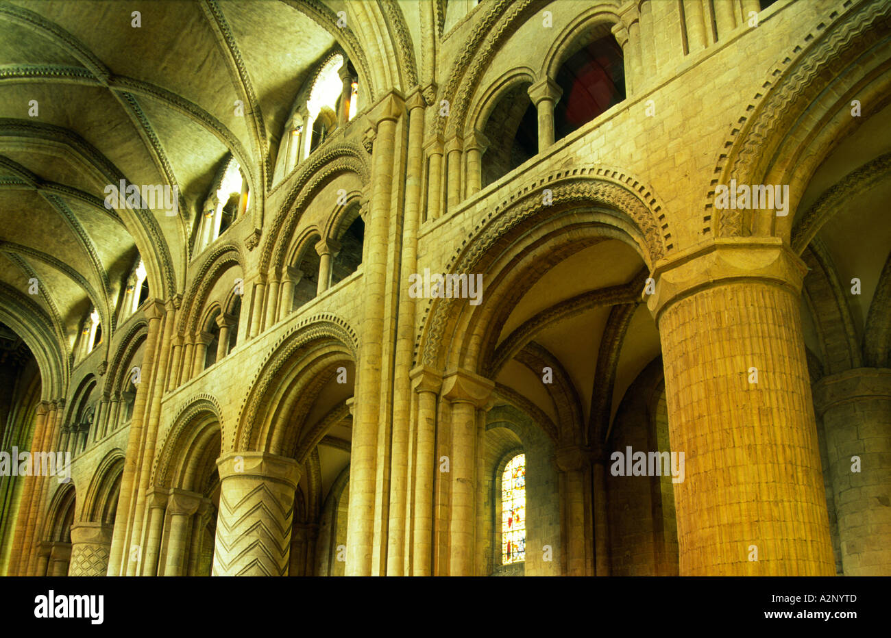 Durham cathedral interior hi-res stock photography and images - Alamy