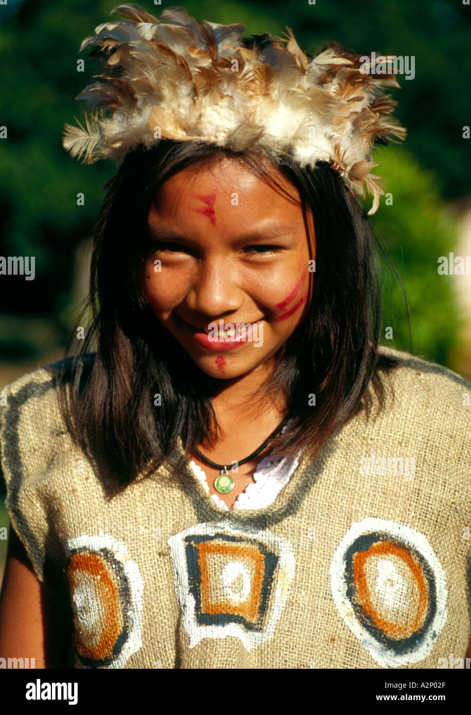 Brazilian Pantanal Indian Girl Brazil Stock Photo: 1957934 - Alamy
