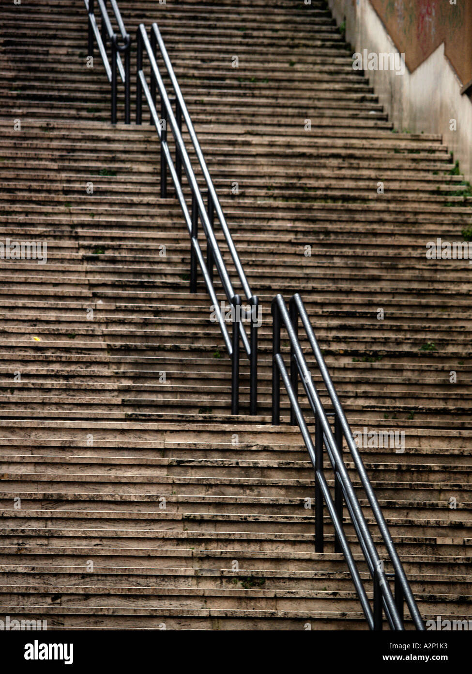 steep flight of steps Stock Photo - Alamy