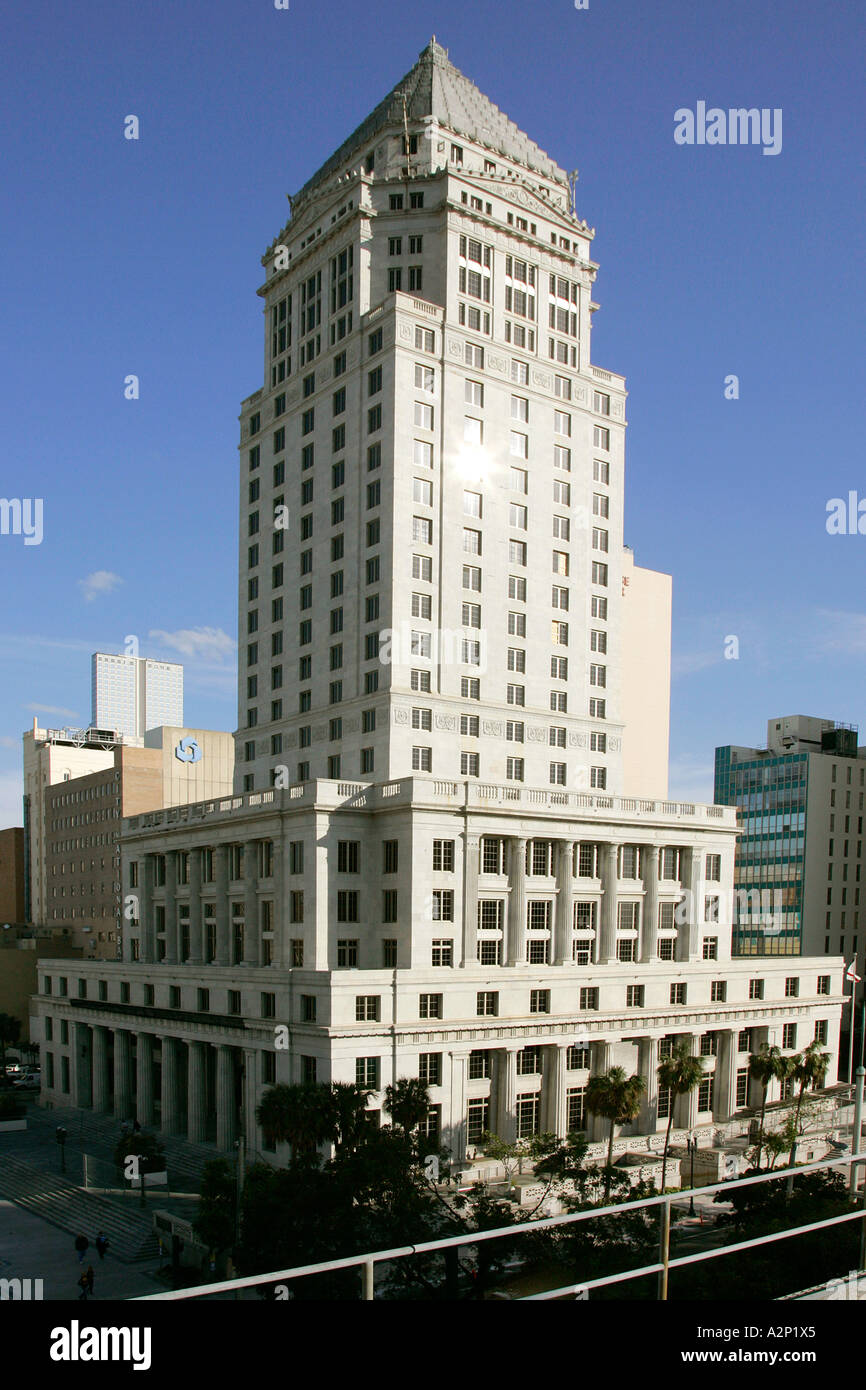 Miami Downtown South Sunshine State Florida USA modern office block ...