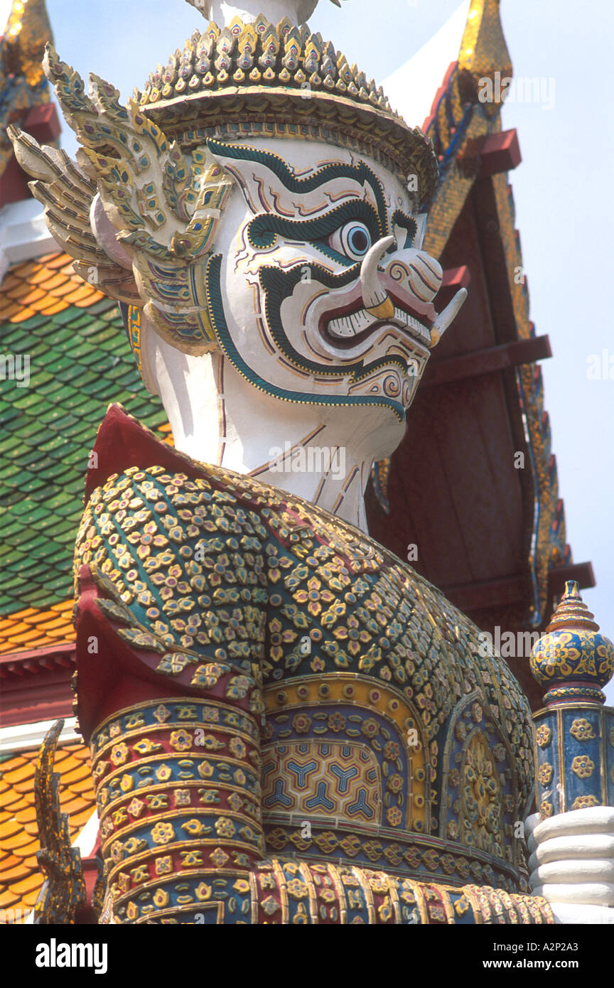 Yak Giant Statue in Bangkok Thailand at the Grand Palace Stock Photo ...