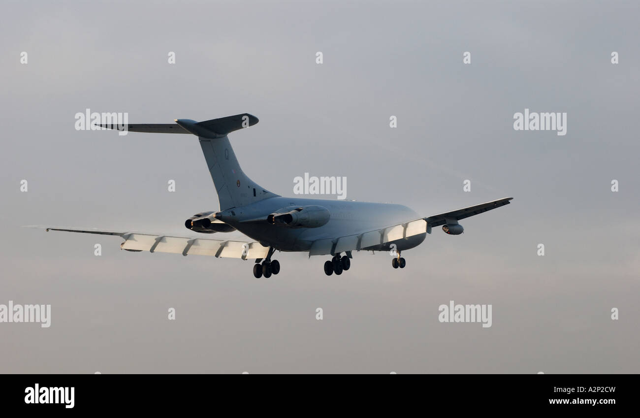 Royal Air Force VC10 aircraft landing at Birmingham International ...