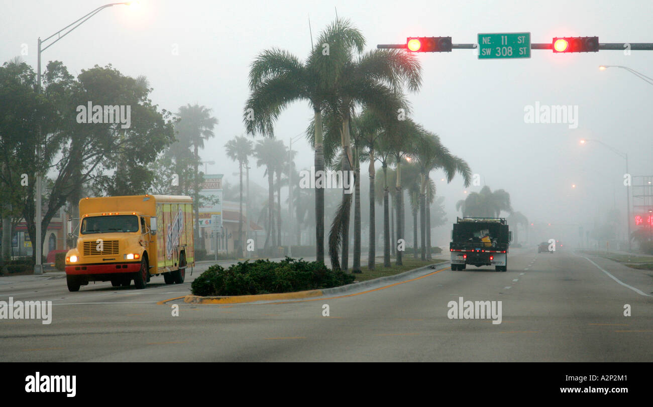 Fog foggy missing view hurricane disaster a natural calamity weather ...