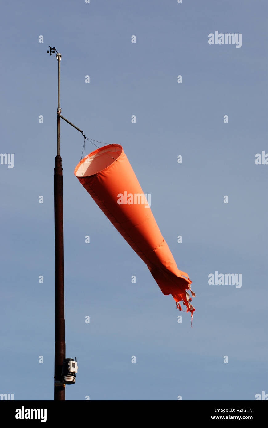 Windsock at Wellesbourne Airfield, Warwickshire, England, UK Stock ...