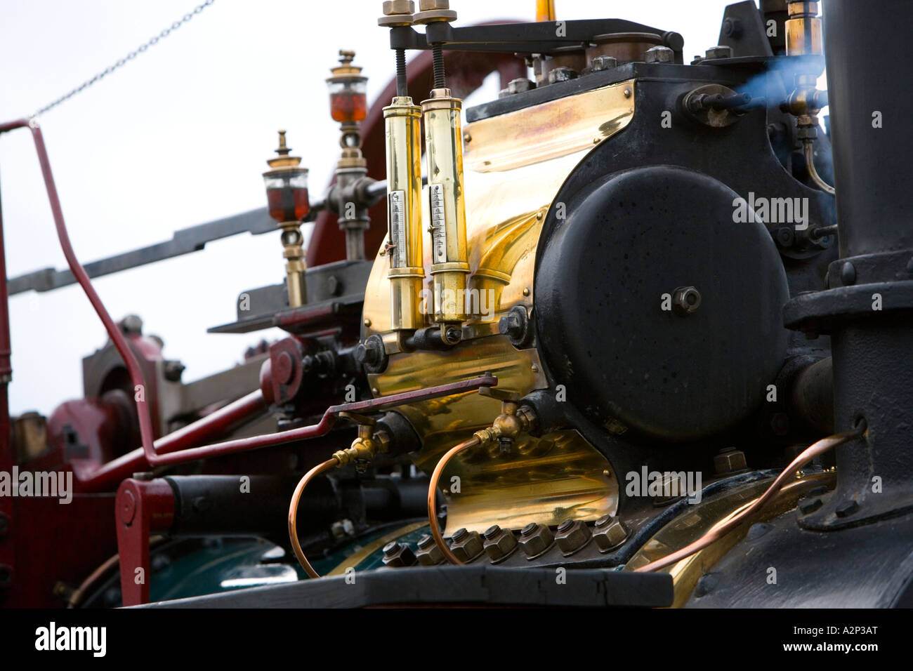Engine details of a traction engine Stock Photo - Alamy