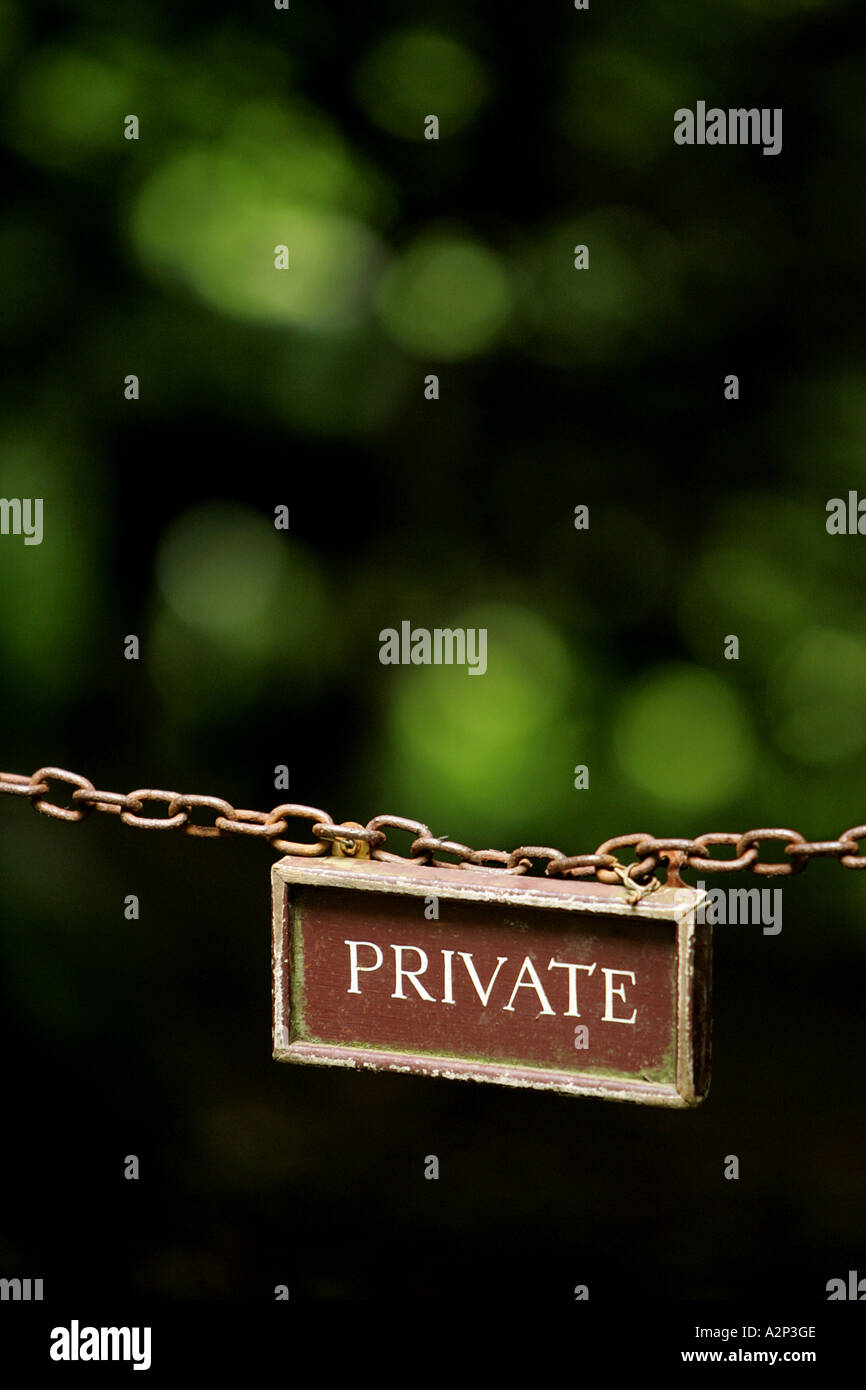 private board sing chain close up closed no entry staff only private ...