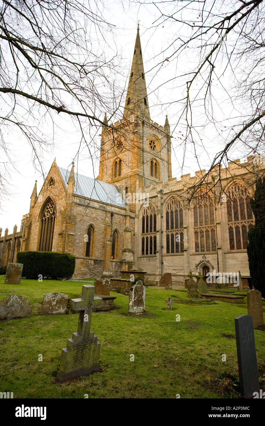 Holy Trinity church in Stratford upon Avon UK William Shakespeare is ...