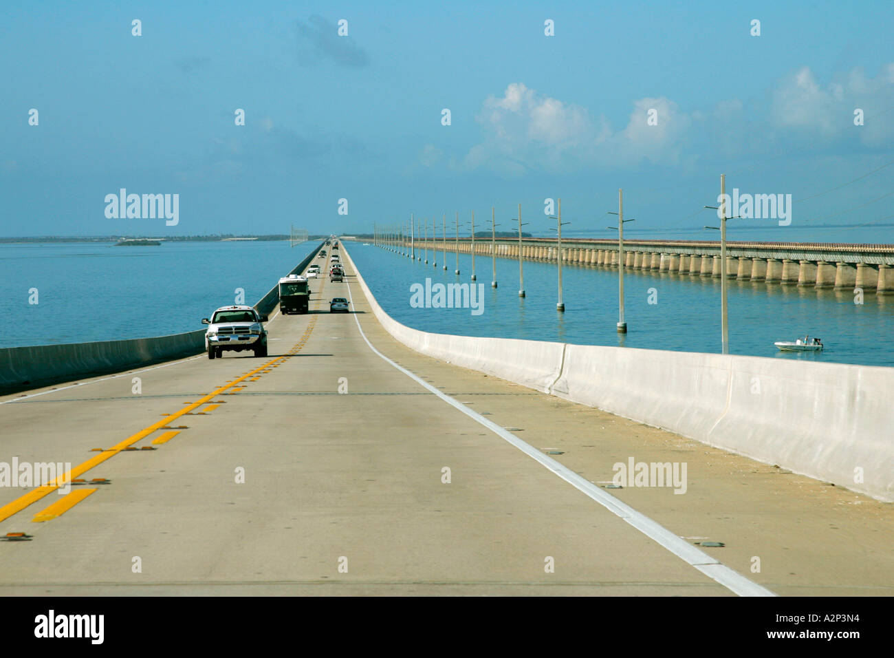 Unbelievable view infinity endless water road vast waterfront america ...