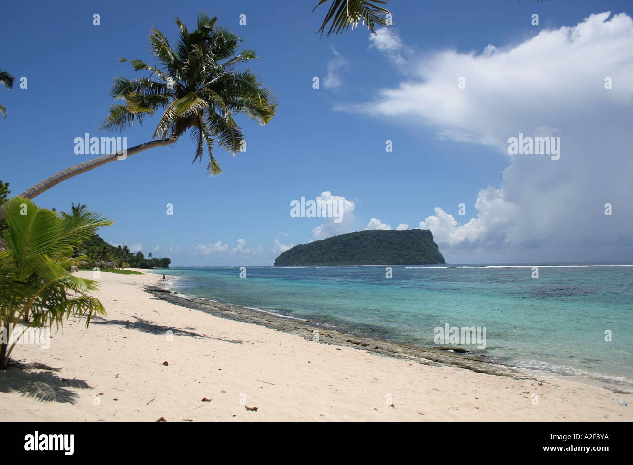 Ade 057 Samoa,Lalomanu Beach Stock Photo - Alamy
