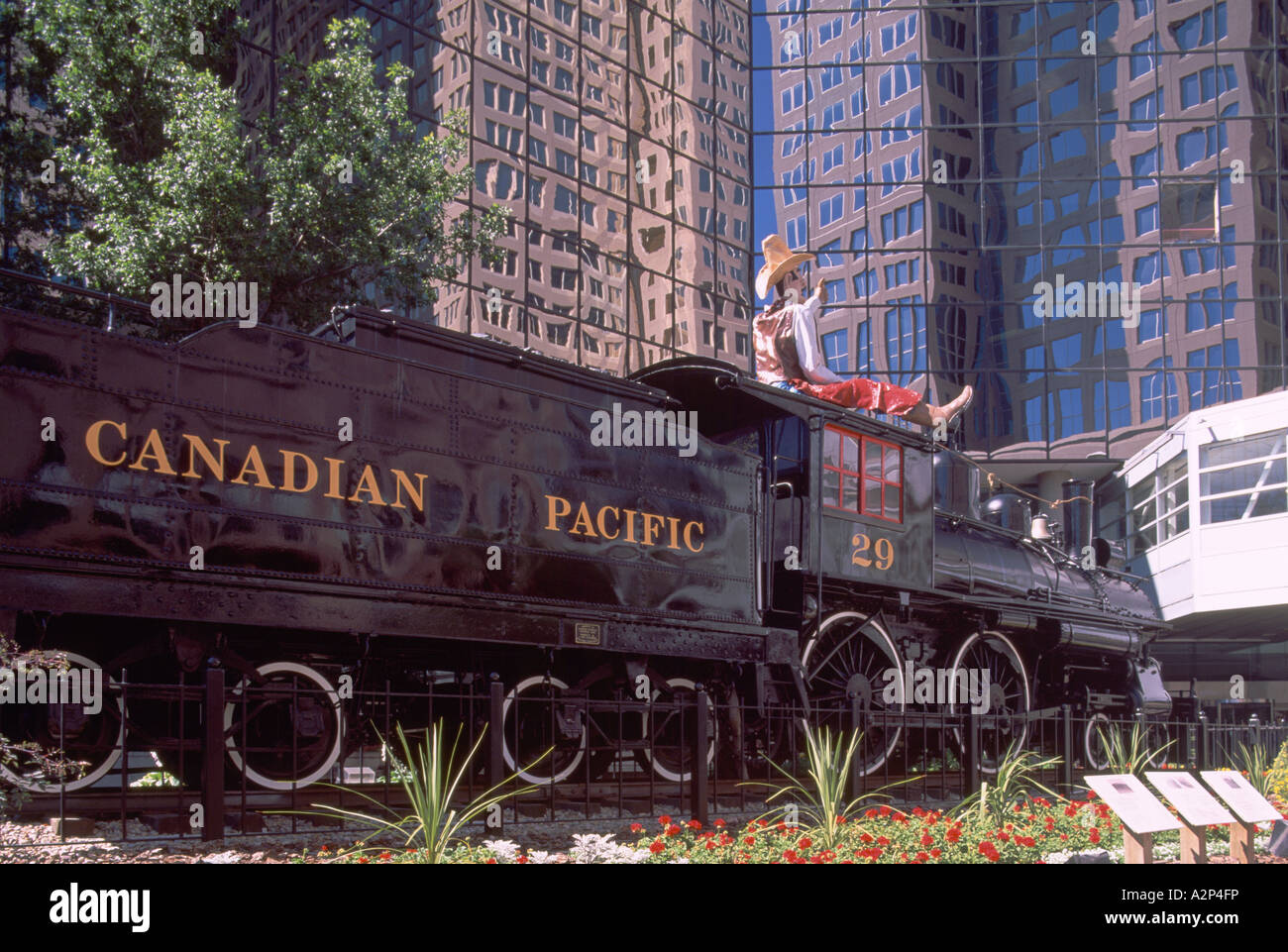 CPR Steam Train Engine Locomotive 29, Calgary, Alberta, Canada Stock ...