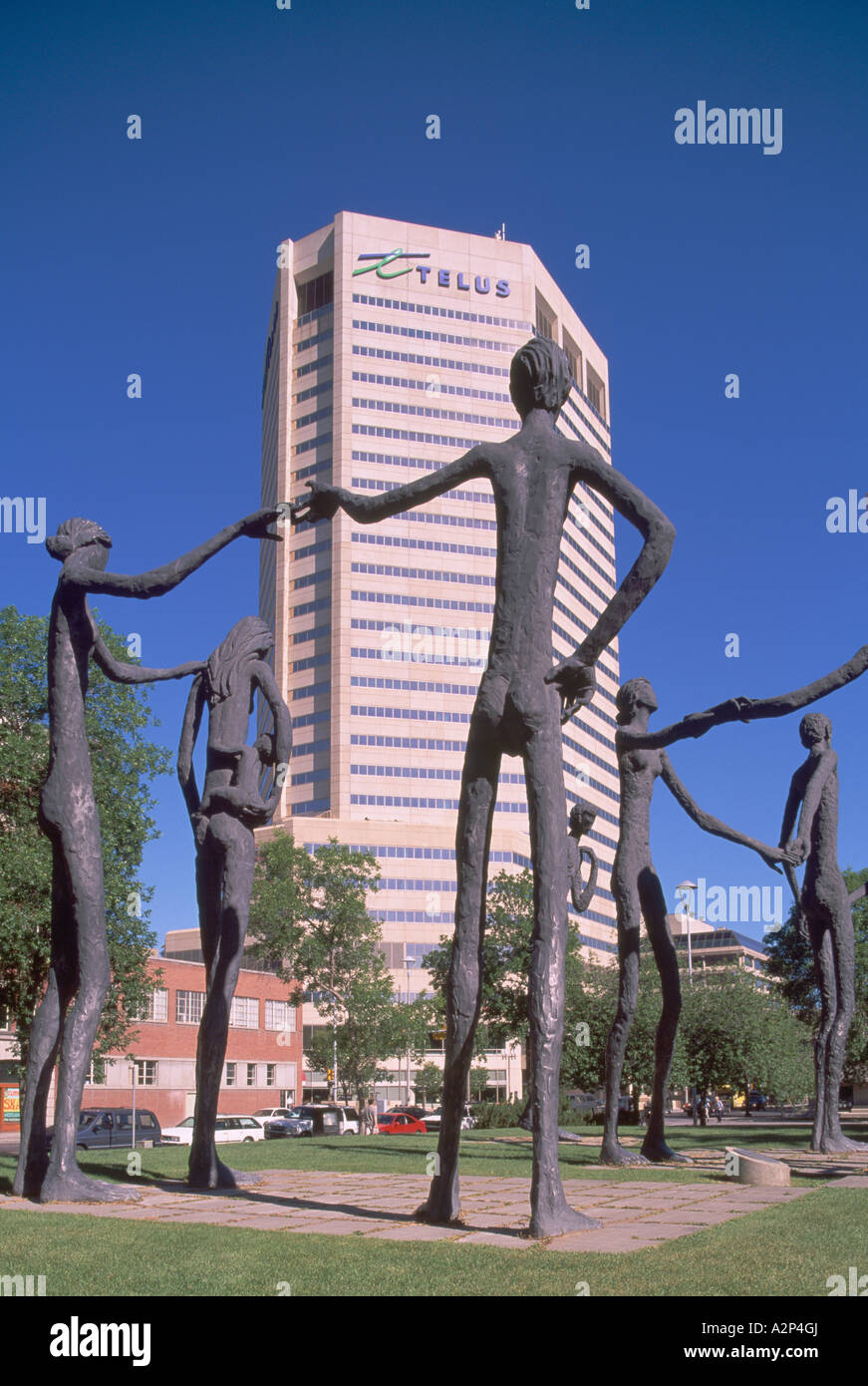 The Family of Man Sculptures by Artist Mario Armengol Downtown in the ...