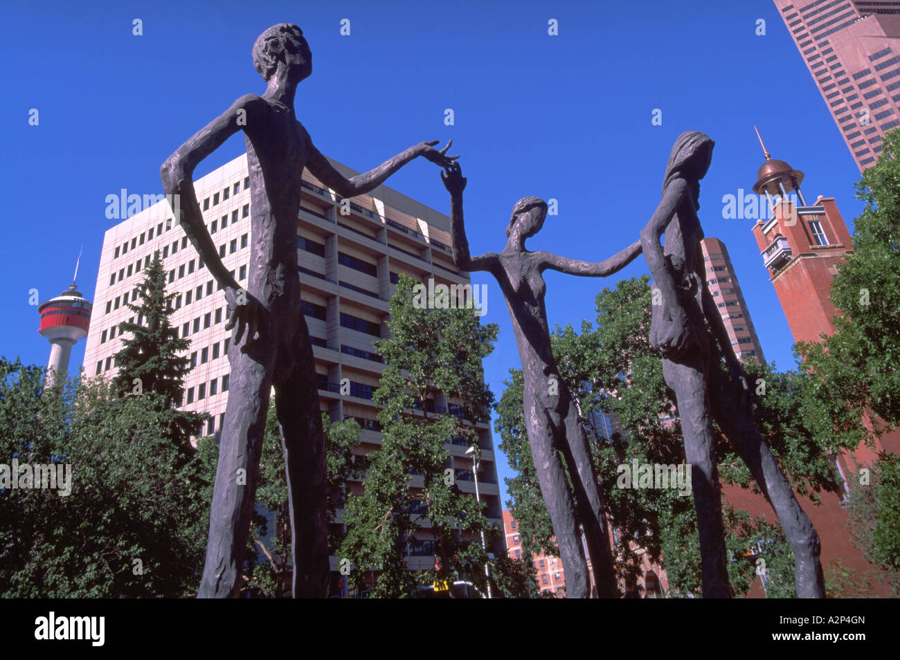 The Family of Man Sculptures by Artist Mario Armengol Downtown in the ...