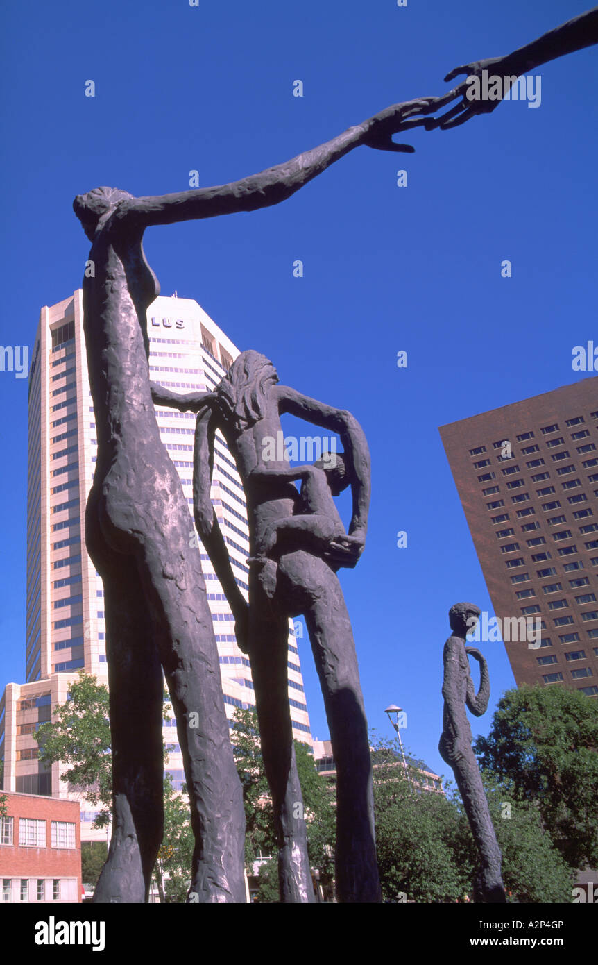 The Family of Man Sculptures by Artist Mario Armengol Downtown in the ...