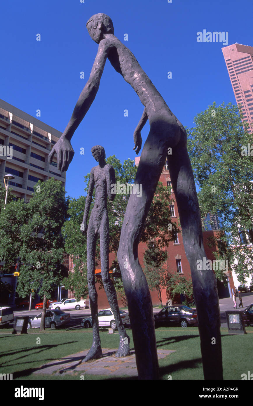 The Family of Man Sculptures by Artist Mario Armengol Downtown in the ...