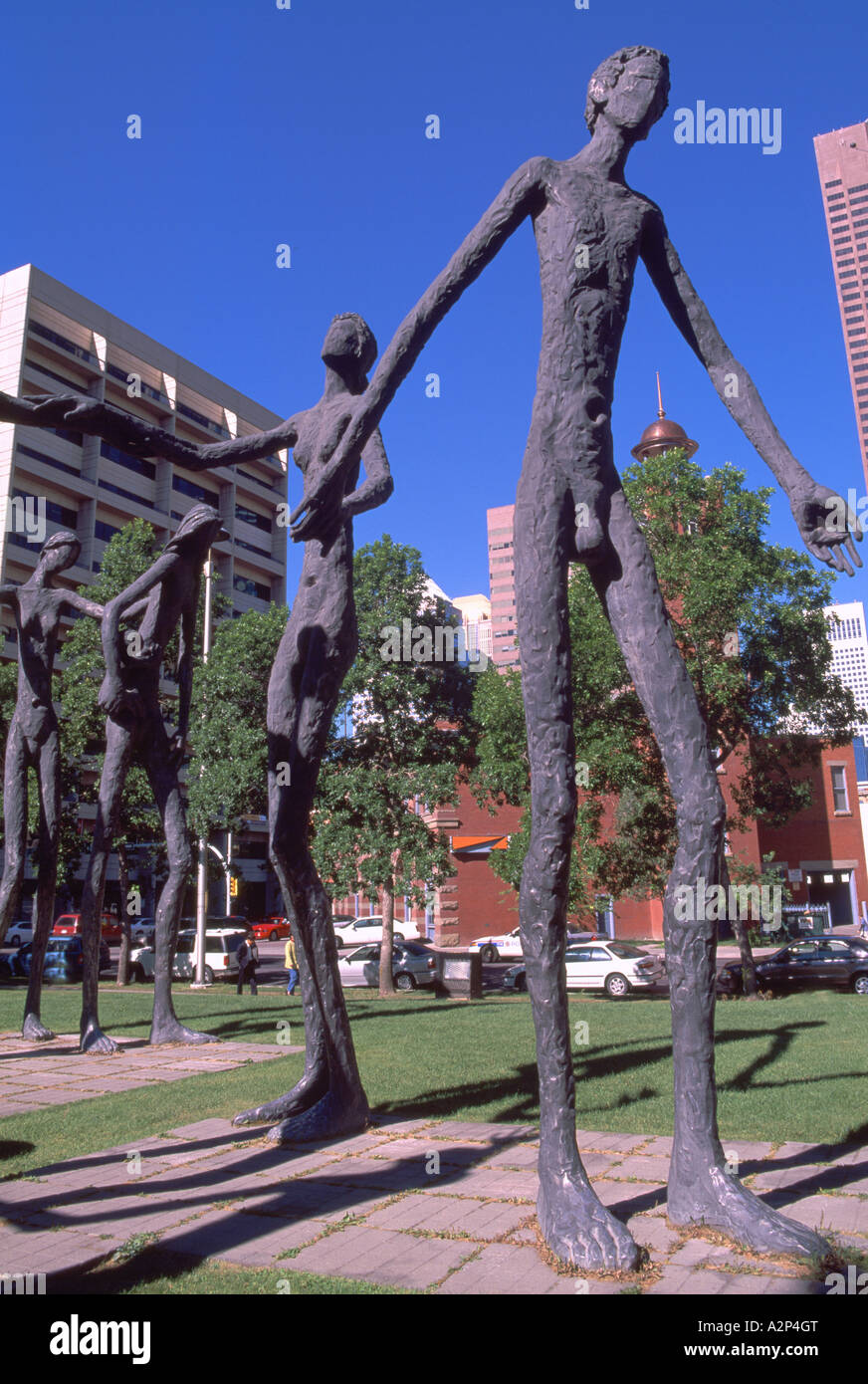 The Family of Man Sculptures by Artist Mario Armengol Downtown in the ...