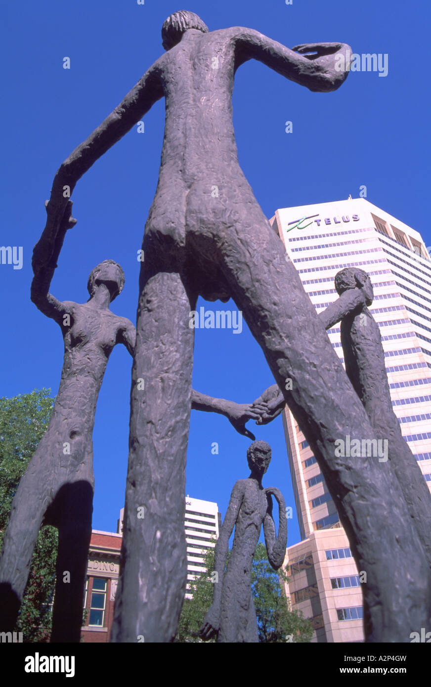 The Family of Man Sculptures by Artist Mario Armengol Downtown in the ...
