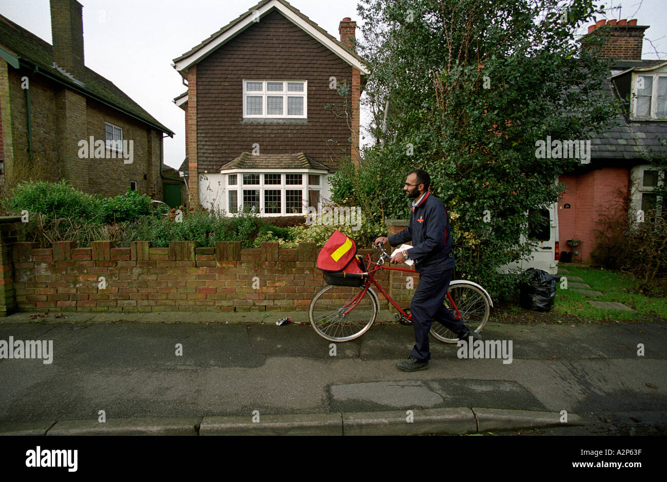 Postman with letter hi-res stock photography and images - Alamy