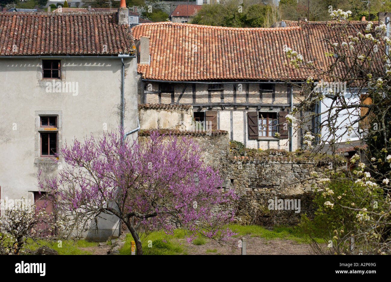 Parthenay town, France Stock Photo - Alamy