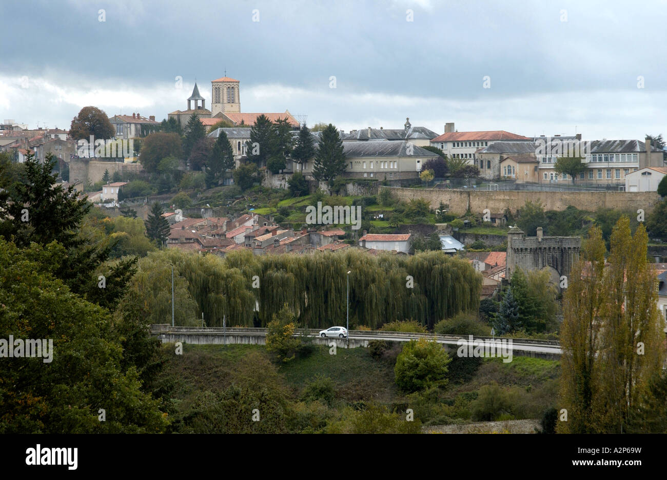 Parthenay town, France Stock Photo - Alamy