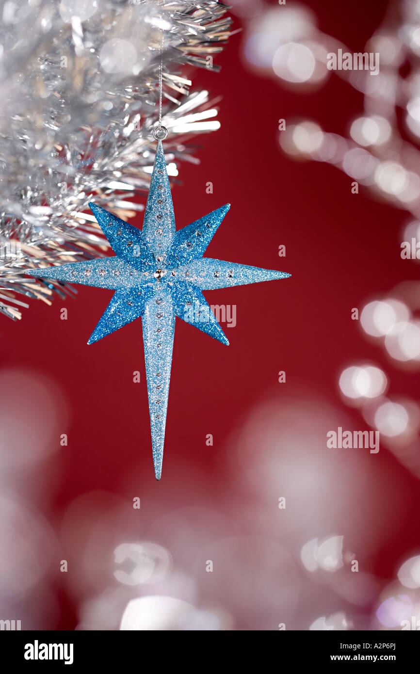 Star christmas decoration Stock Photo - Alamy