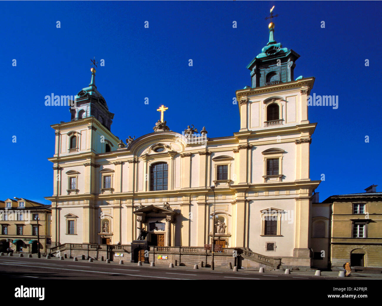 Poland Warsaw Church of The Holy Cross Stock Photo - Alamy