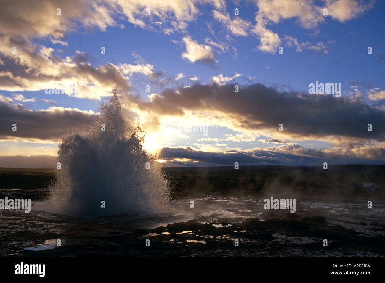 geysir Strokkur, Iceland Stock Photo - Alamy