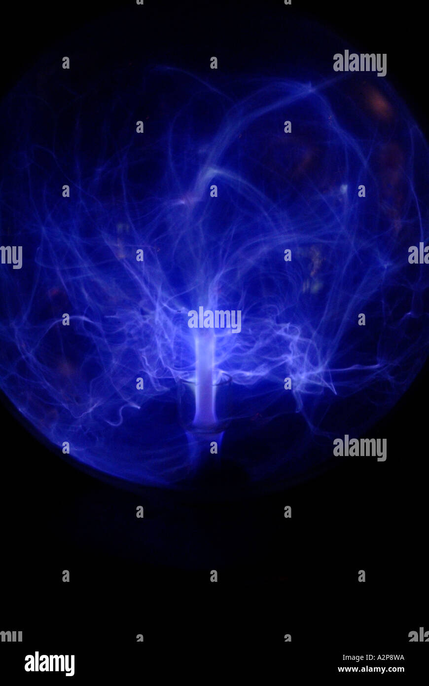 Plasma ball with lightening Stock Photo - Alamy