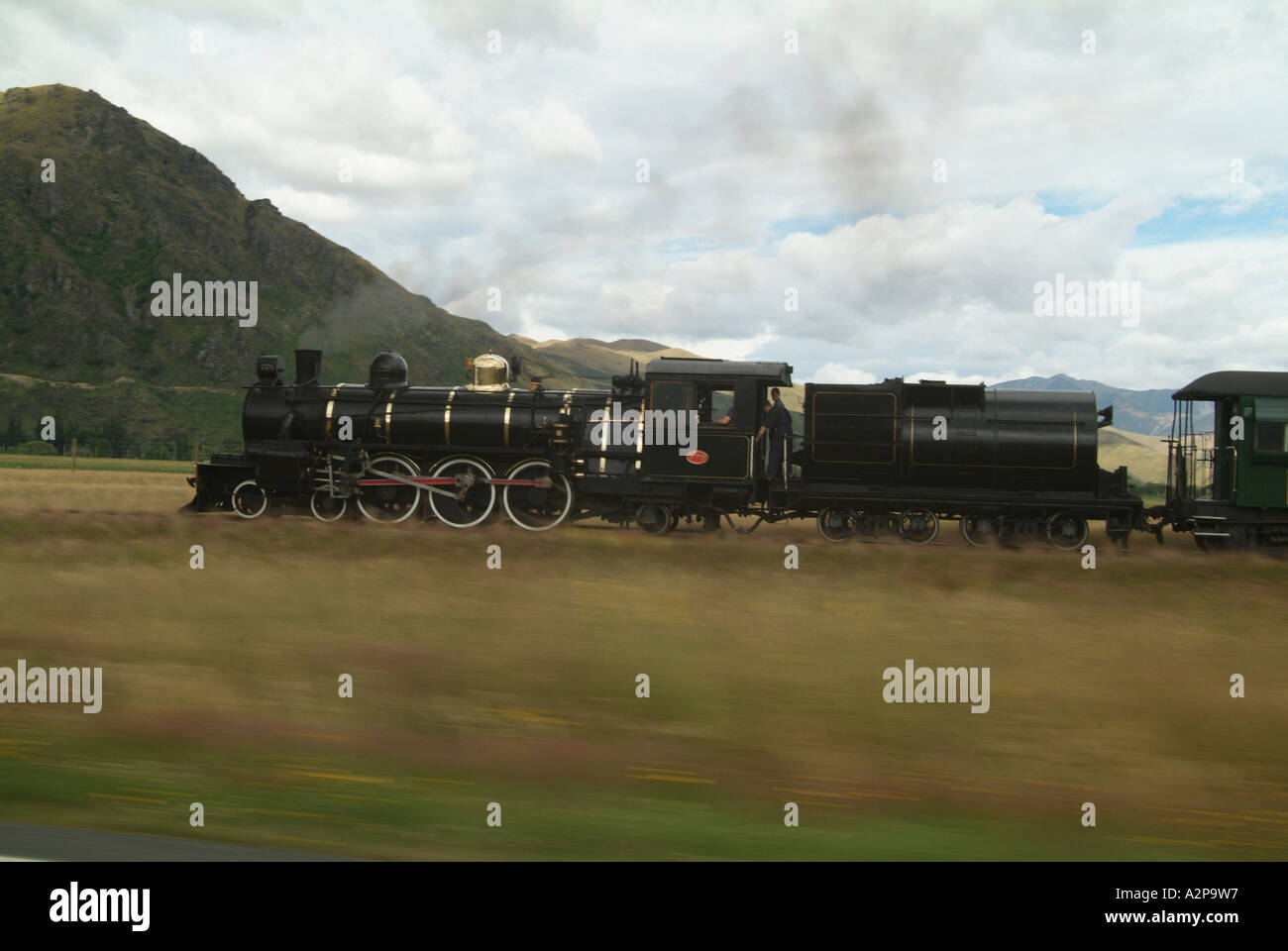 Steam locomotive in new zealand hi-res stock photography and images - Alamy