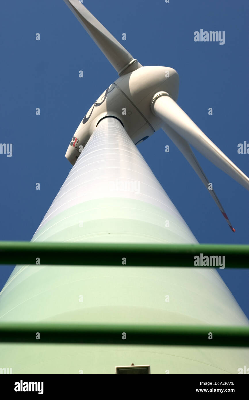 wind engines; wind turbines Stock Photo - Alamy