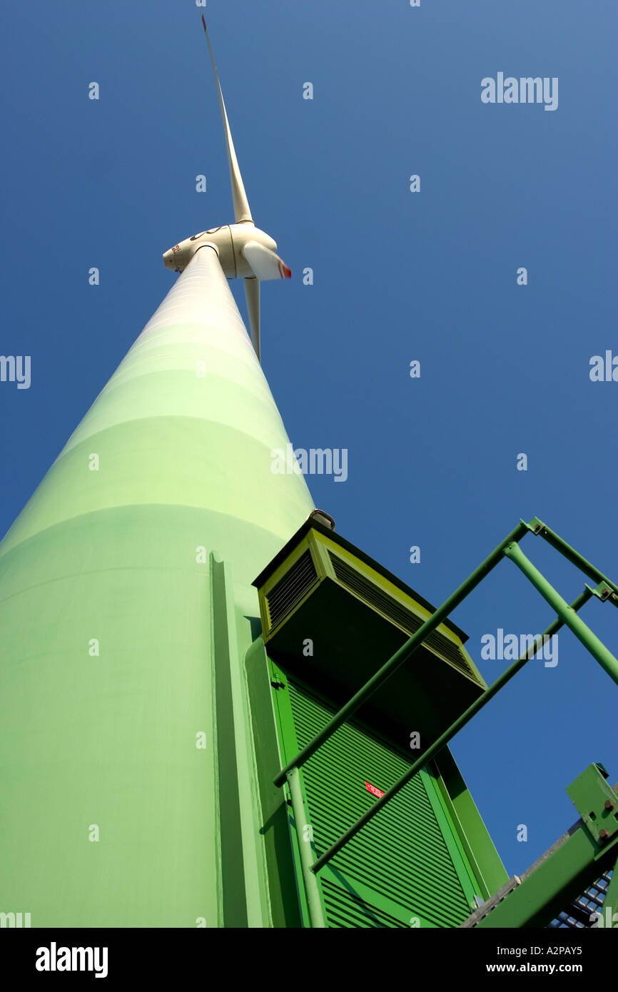 wind engines; wind turbines Stock Photo - Alamy