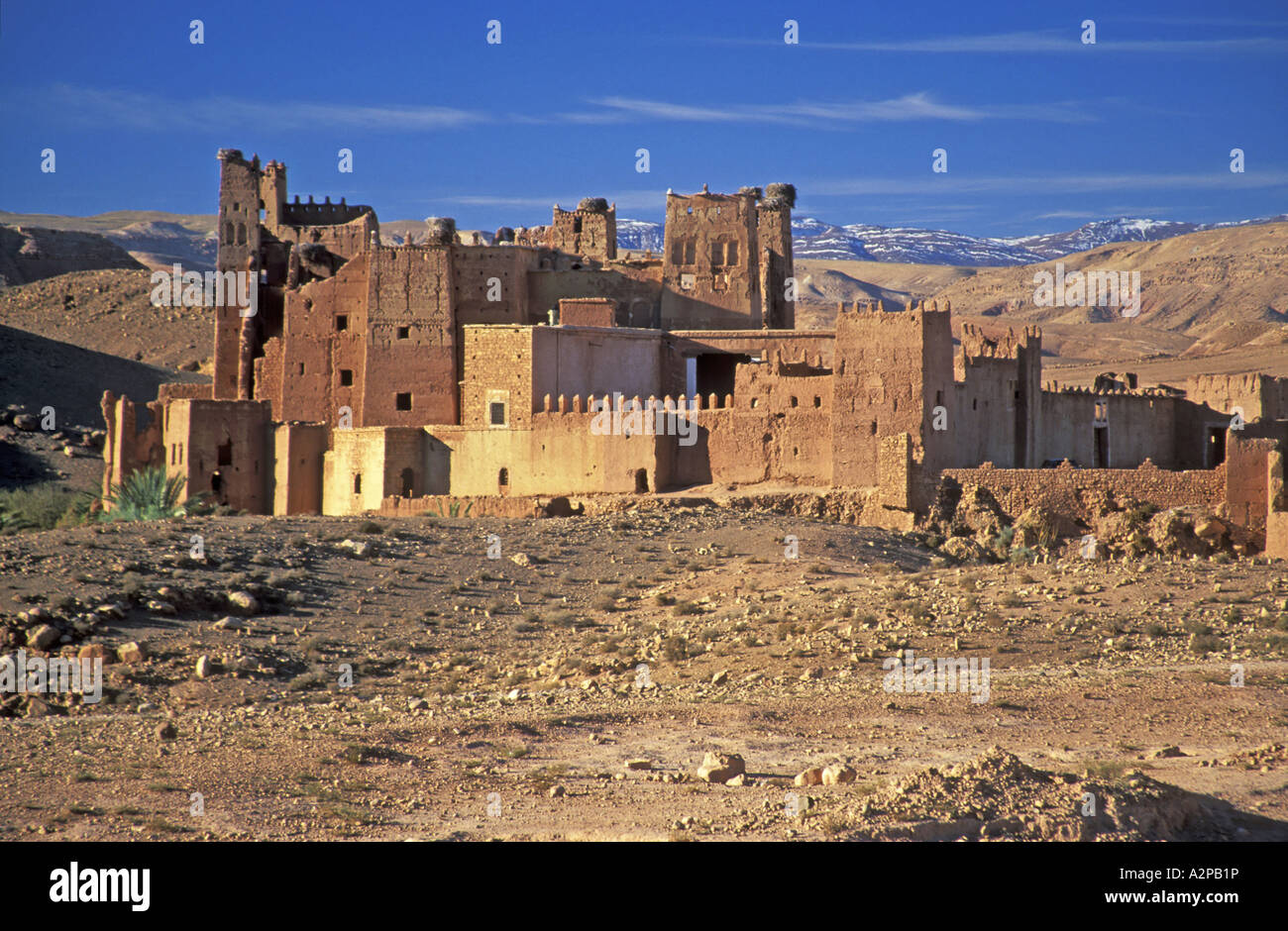 Kasbah Tamdakht, Morocco, Souss-Massa-Dara, Ouarzazate Stock Photo - Alamy
