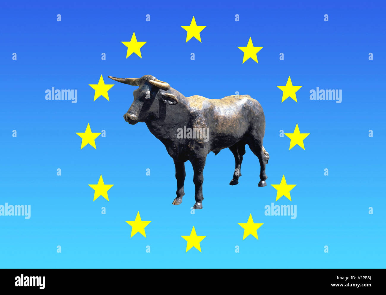 Bull symbolism hi-res stock photography and images - Alamy