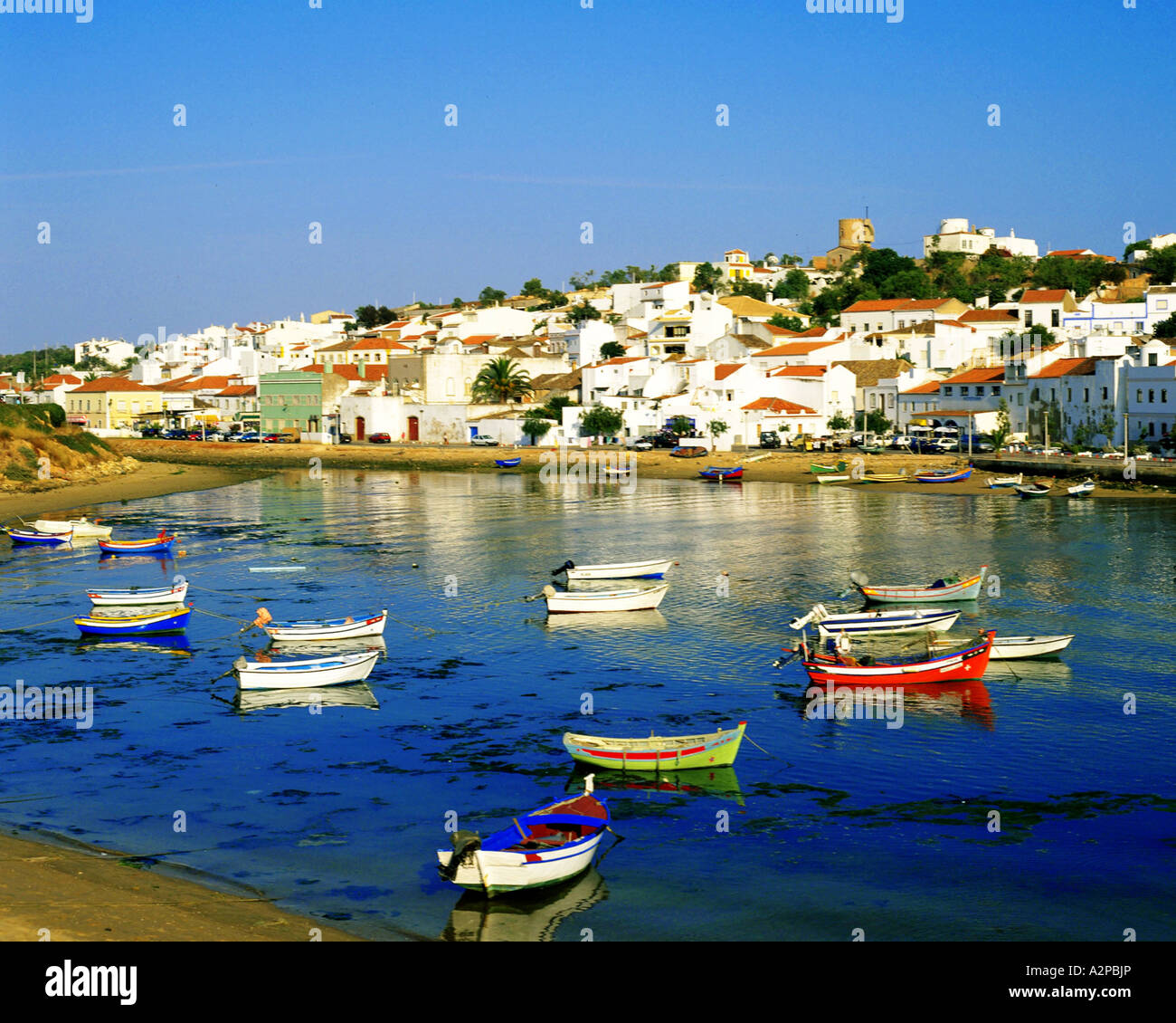harbour of Ferragudo, Portugal, Algarve, Ferragudo Stock Photo - Alamy