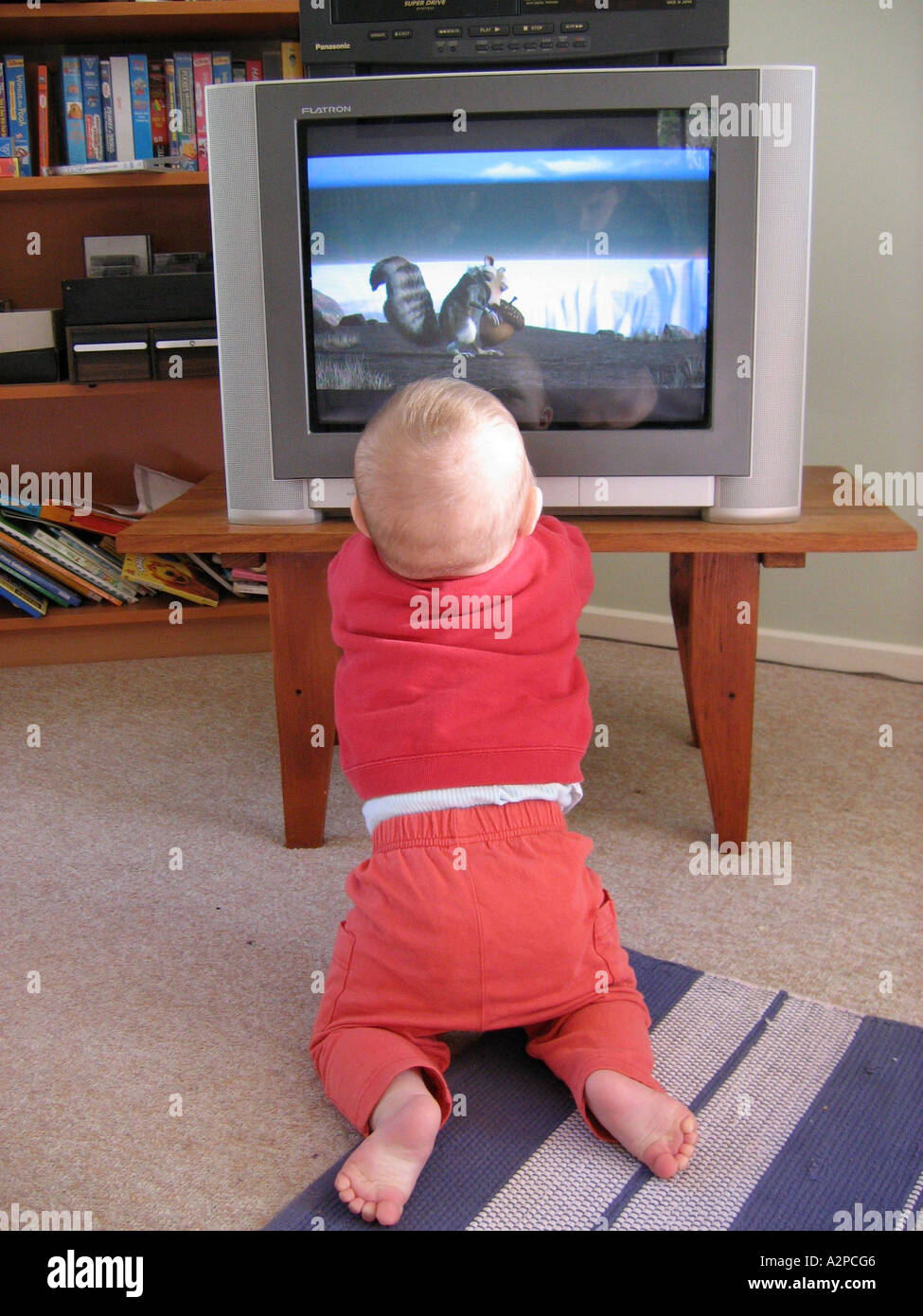 Boy cartoon tv hi-res stock photography and images - Alamy