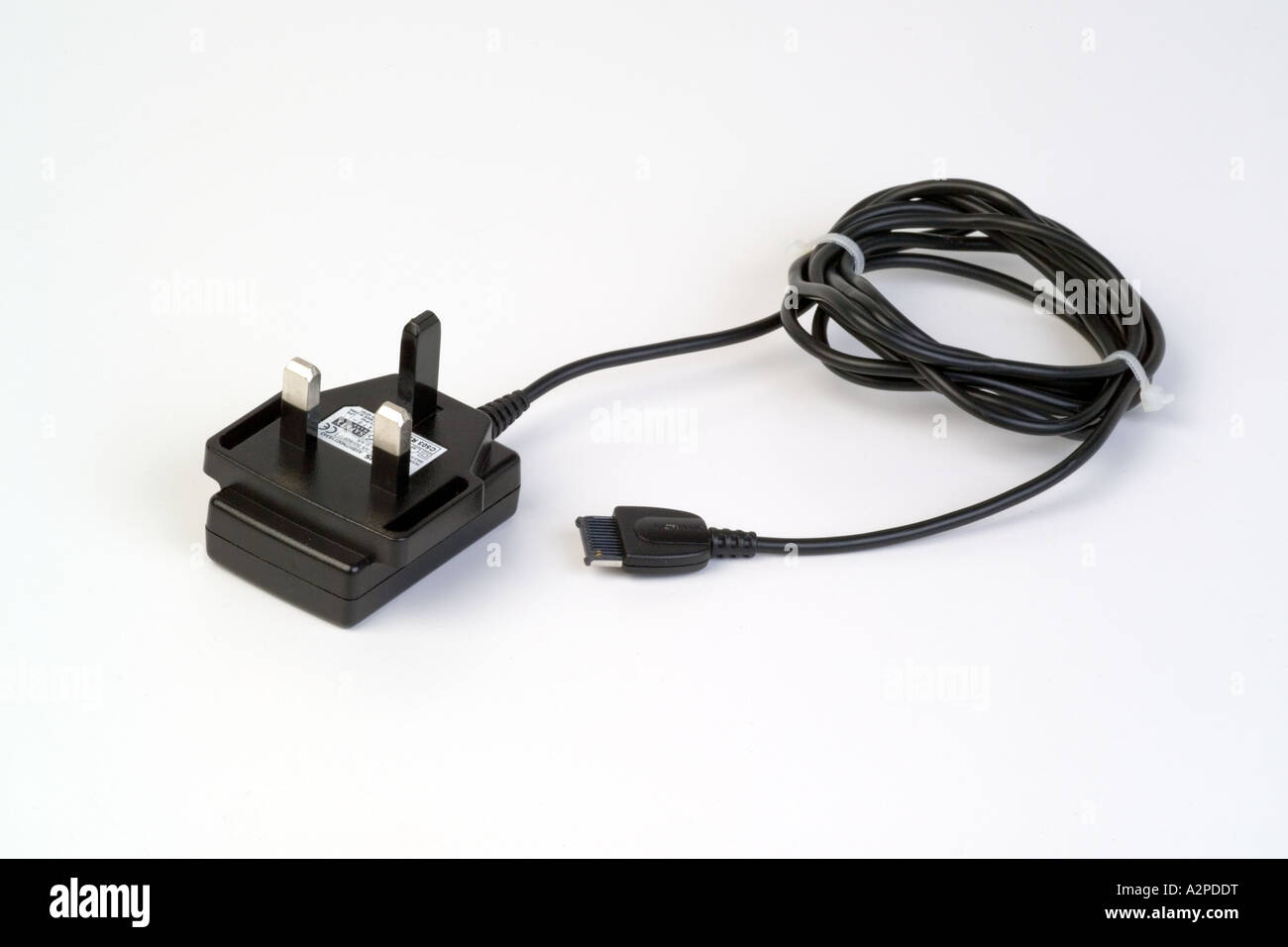 240v UK mains 3 pin plug phone charger Stock Photo - Alamy