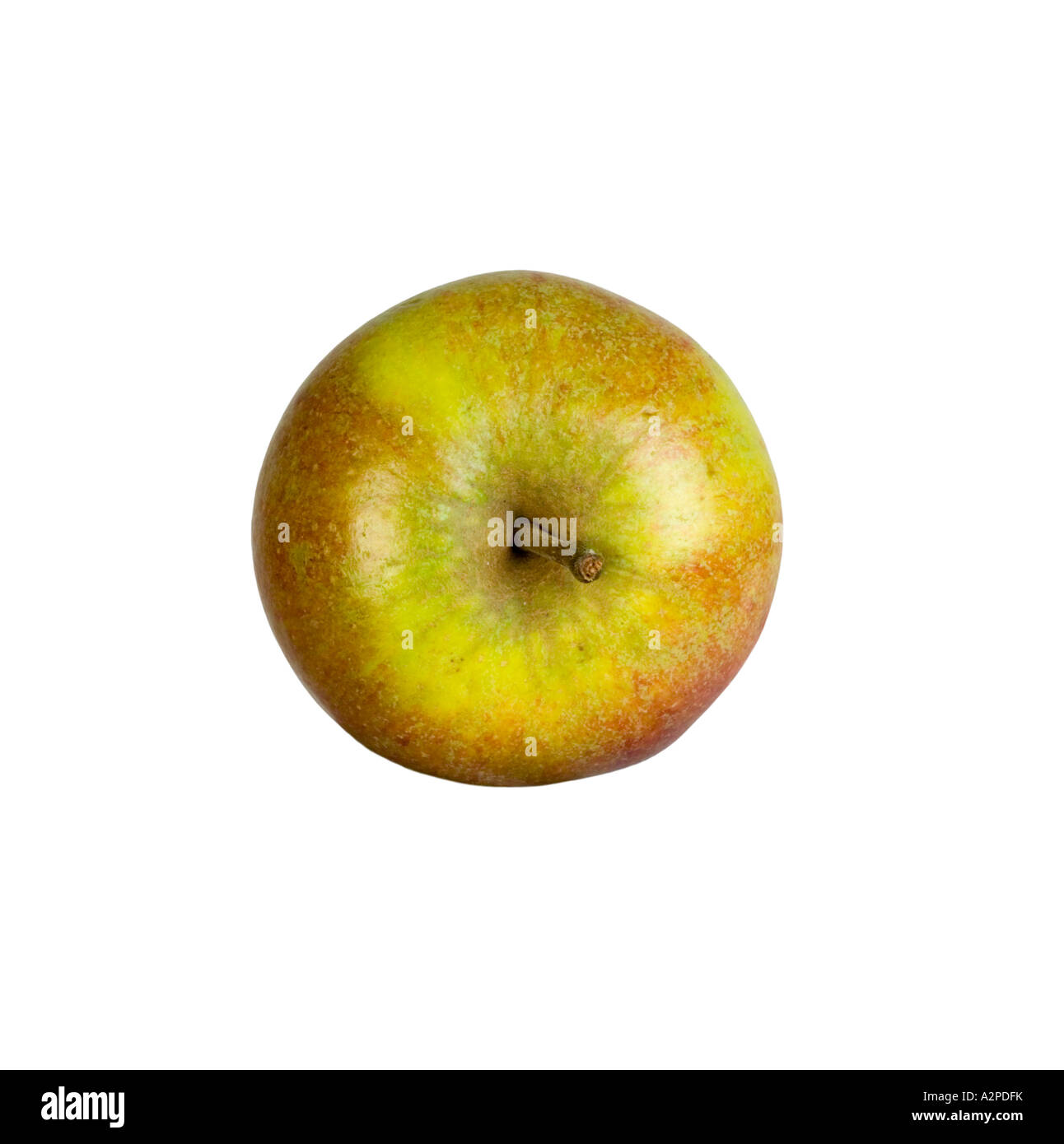 Top view of English Cox Apple Stock Photo - Alamy