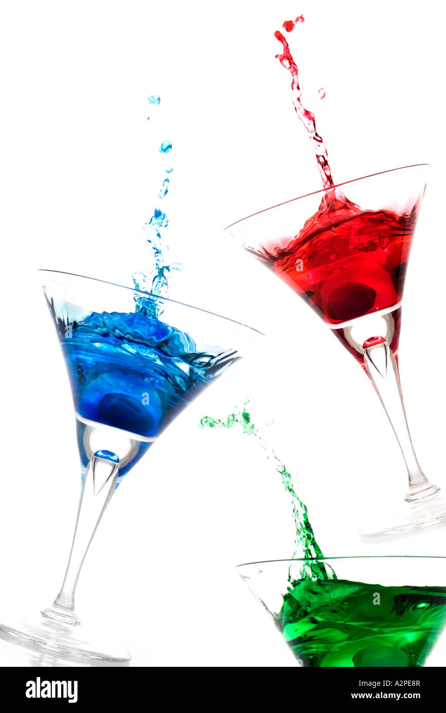 Party cocktails Cut Out Stock Images & Pictures - Alamy