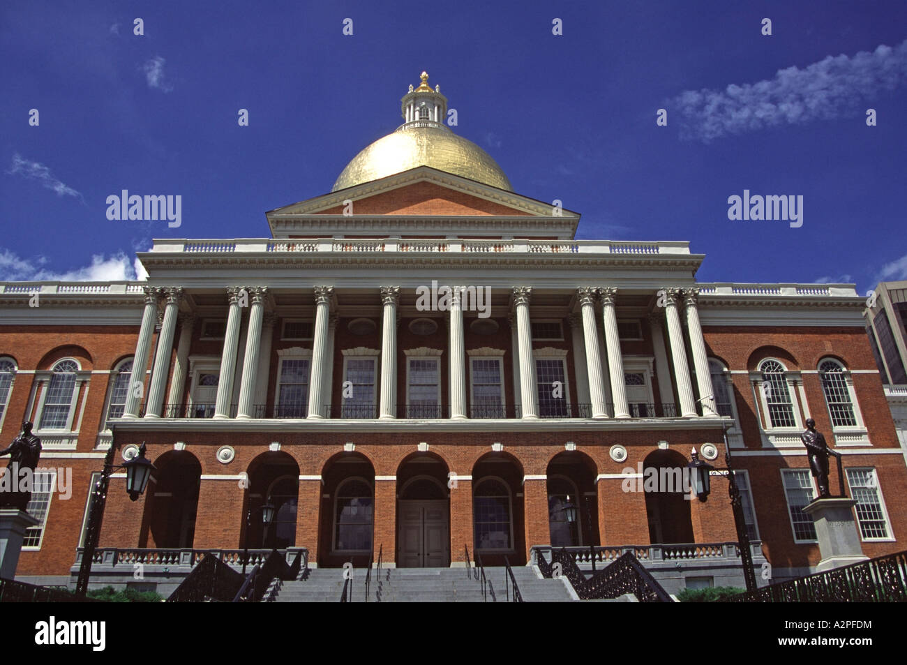 State House, Boston, Massachusetts, New England, USA. Designed by ...