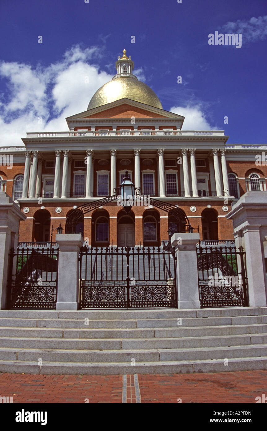 State House, Boston, Massachusetts, New England, USA. Designed by ...
