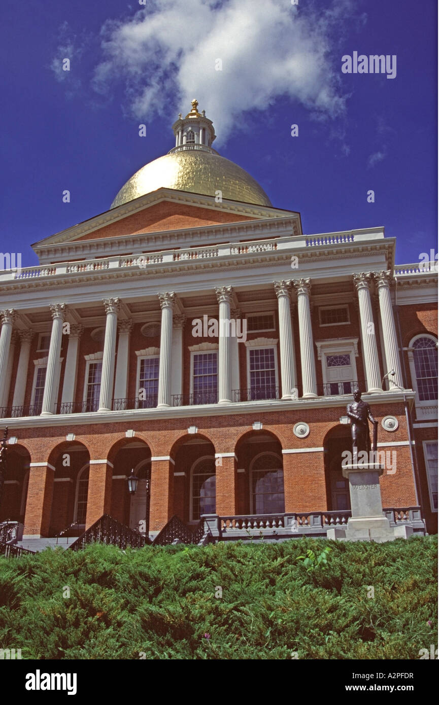 State House, Boston, Massachusetts, New England, USA. Designed by ...