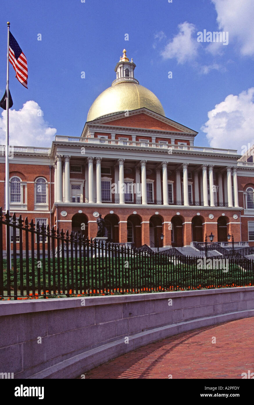 State House, Boston, Massachusetts, New England, USA. Designed by ...