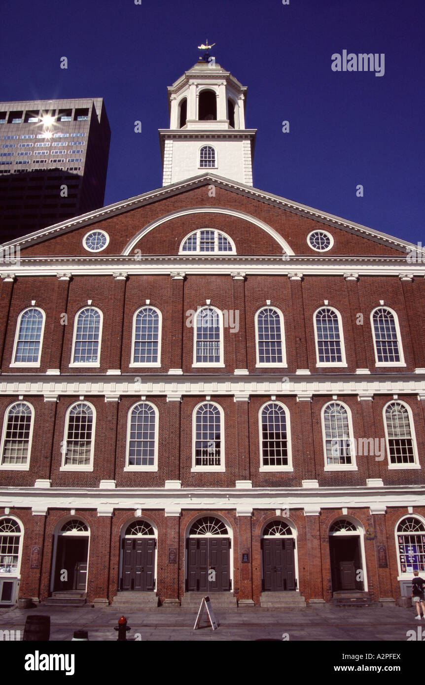 Faneuil Hall, Boston, Massachusetts, New England, USA Stock Photo - Alamy