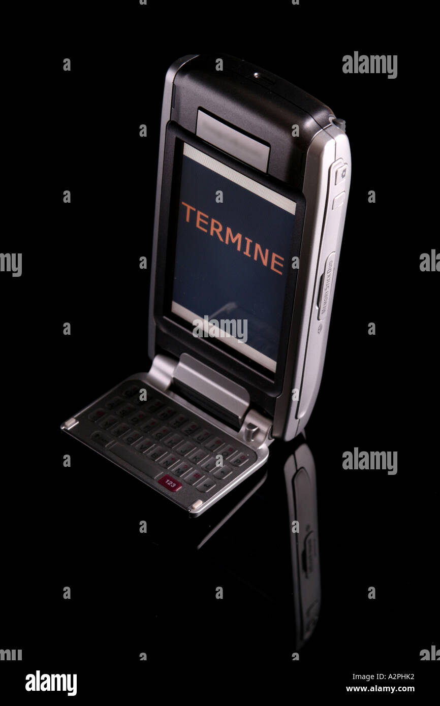 mobile phone / PDA / appointments Stock Photo - Alamy