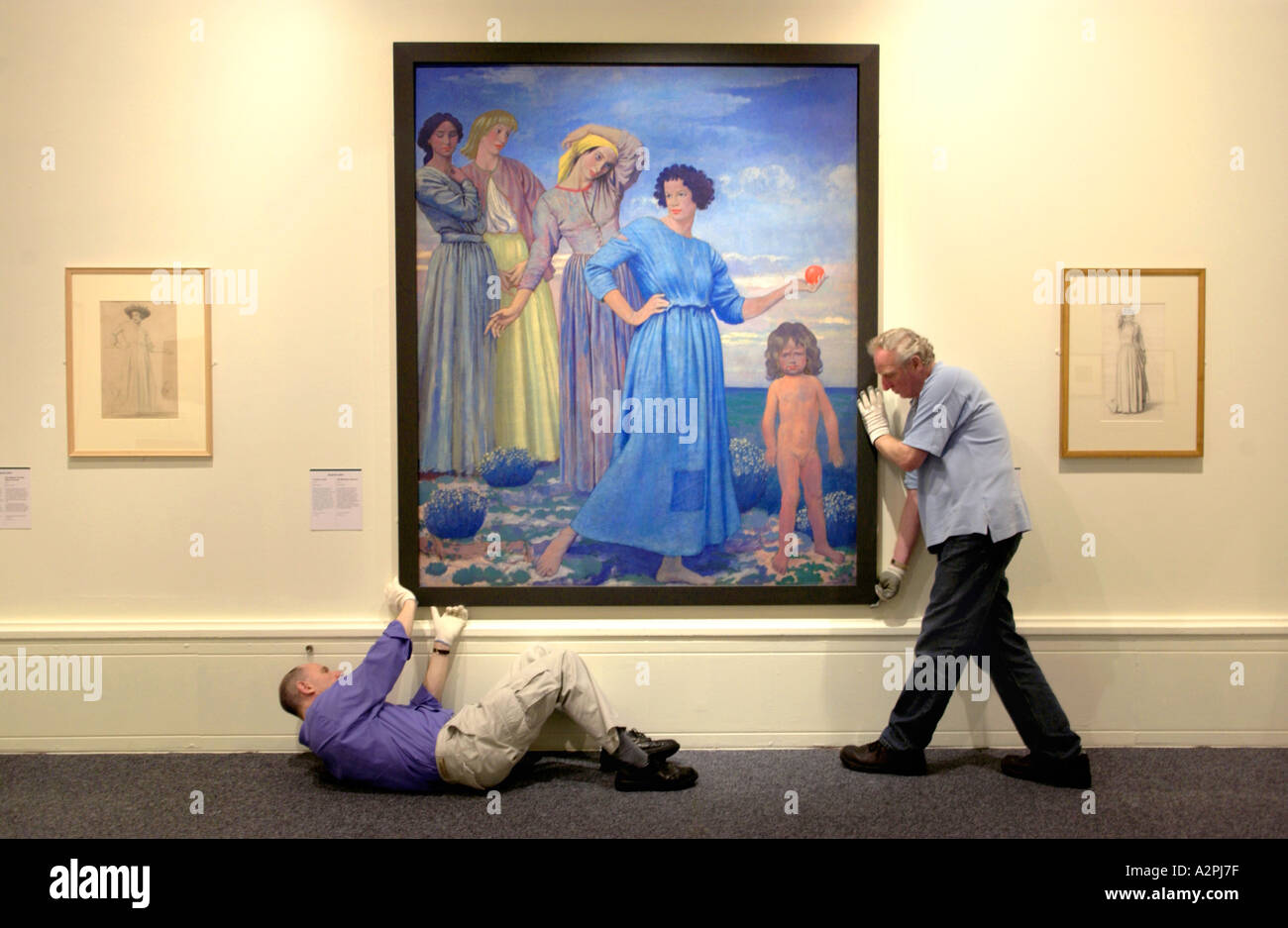 Augustus john national gallery hi-res stock photography and images - Alamy