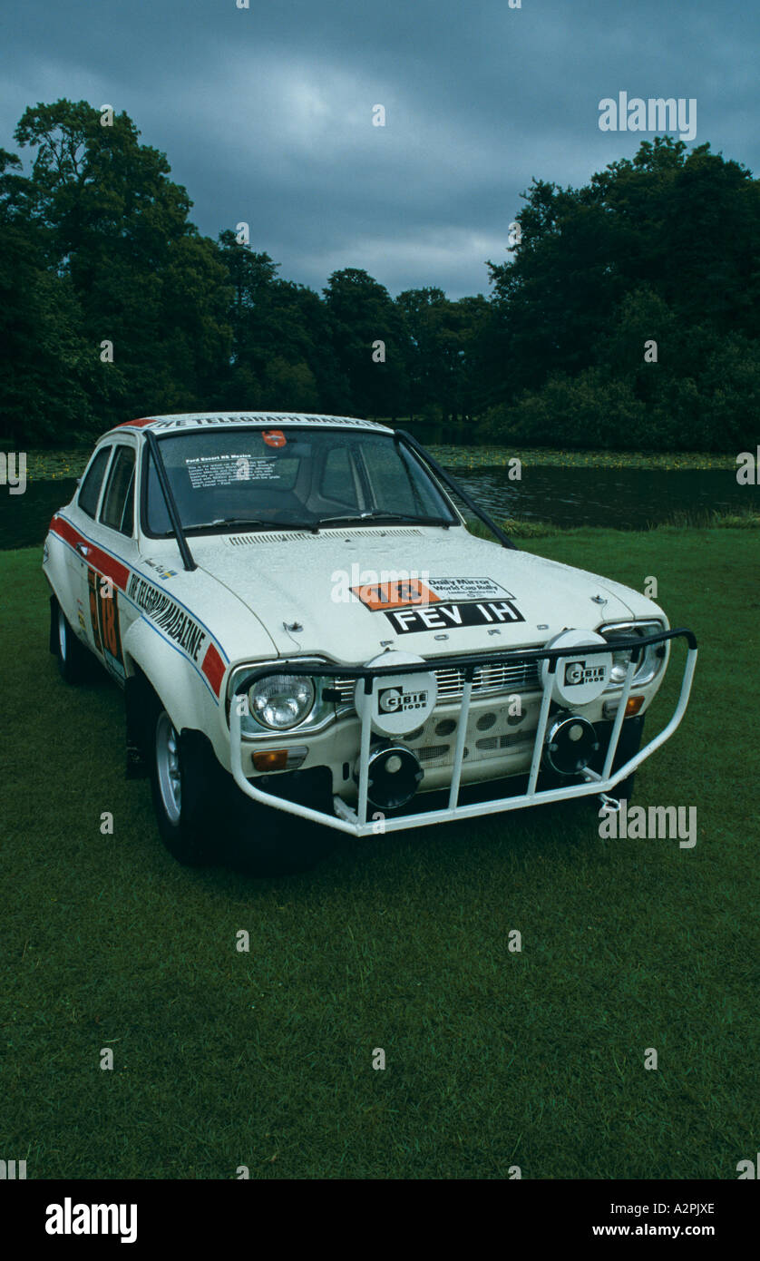 Ford Escort Mk1 Rallycar Stock Photo - Alamy