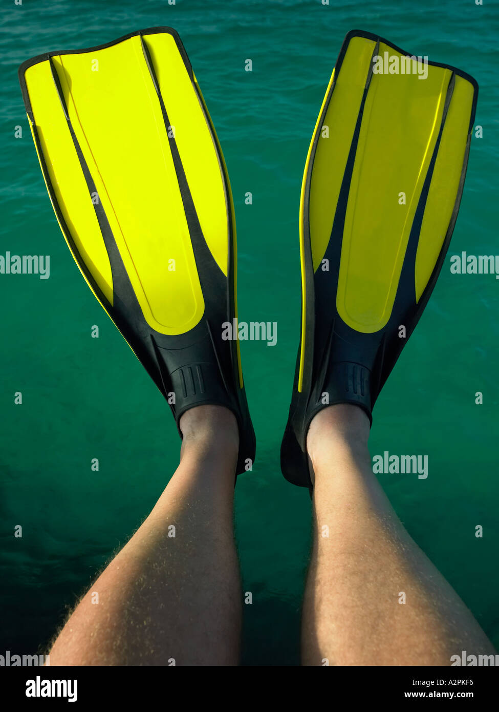 Man flippers hi-res stock photography and images - Alamy