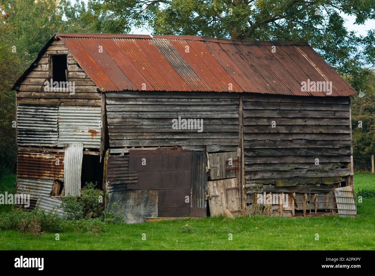 Old Barn, Powys, Wales, UK Stock Photo - Alamy